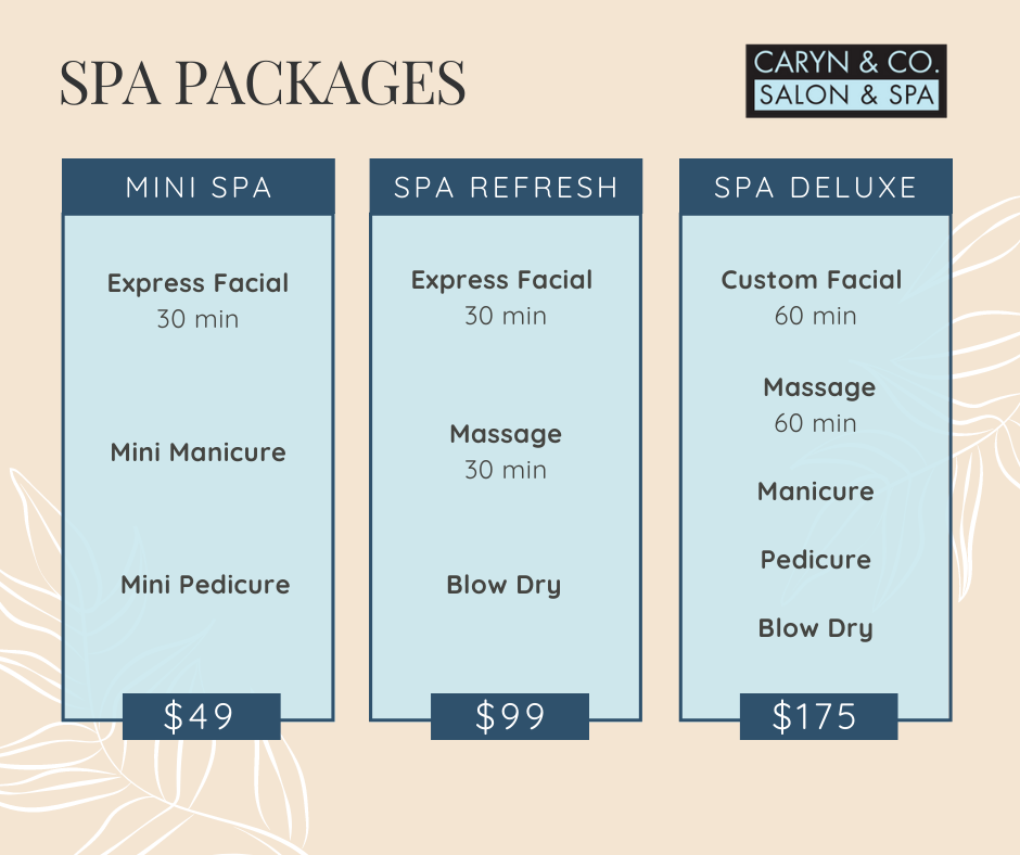 Mother's Day Spa Packages - Caryn & Co Salon