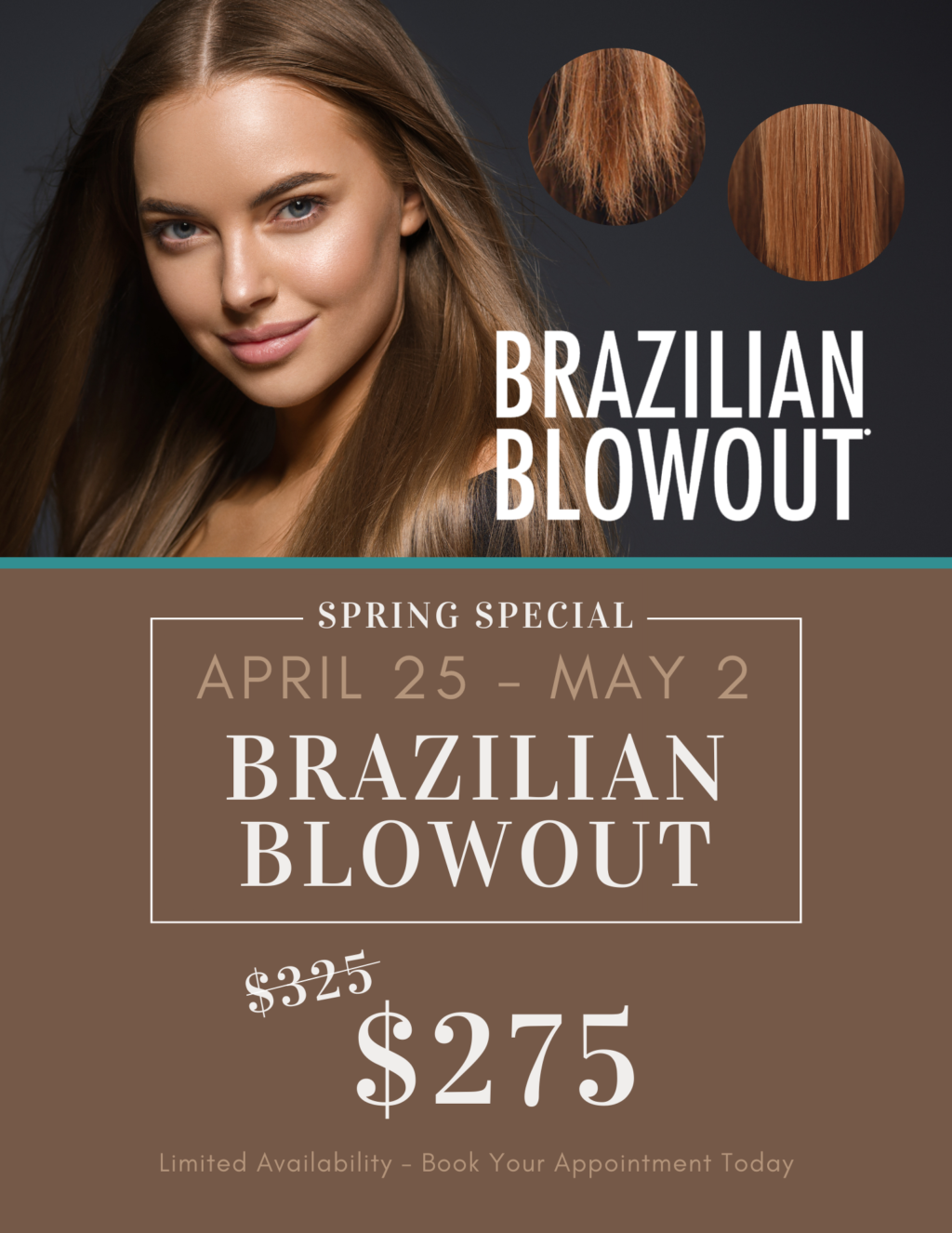 IT'S ON! Brazilian Blowout Spring Special - Caryn & Co Salon